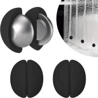 China Strong Magnets for Shower Curtain Heavy-Duty Never Rust No Noise Silicone Coated for sale