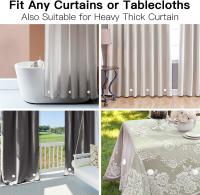 China Strong Magnets for Shower Curtain Heavy-Duty Never Rust No Noise Silicone Coated for sale