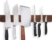 China 16 Inch Professional Wooden Magnetic Knife Strip Space-Saving Knife Rack With Power Ideal for Blocks Roll Bags for sale