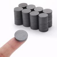 China Permanent Ceramic Round Disc Ferrite Magnet with Custom Size and Original Material for sale