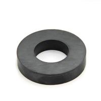 China Permanent Ferrite Ring Magnet with Precise Tolerance of /-0.05mm Outer Diameter 120mm for sale