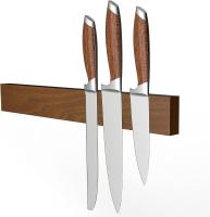 China Customize Your Kitchen Accepting Customized Logo for Acacia Wood Magnetic Knife Strips for sale
