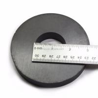 China OD 115mm x ID 45mm x T20mm Large Ceramic Ring Magnet C8 with Permanent Material for sale