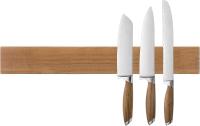 China Customize Your Kitchen Accepting Customized Logo for Acacia Wood Magnetic Knife Strips for sale