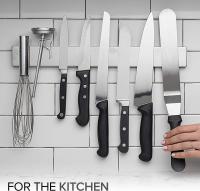 China Home Kitchen Knife Holder with Customized Logo Acceptable Stainless Steel Magnetic for sale