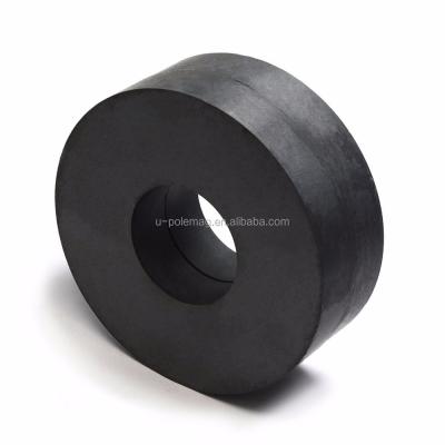 China 190mm Outer Size Large Y35 Ferrite Speaker Magnet for Headphone Tolerance ±1% for sale