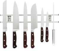 China Modern Kitchenroom Block Tube Stainless Steel Magnetic Knife Holder with Hanger Hook for sale