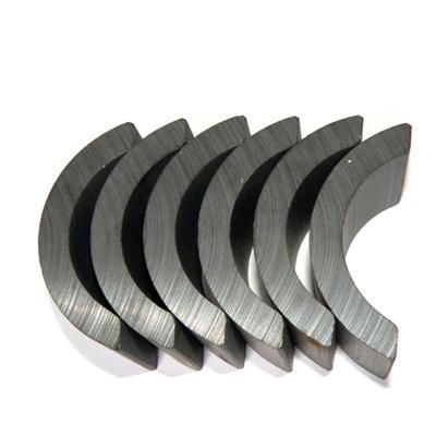 China ±0.01mm Tolerance Full Grade Ferrite Arc Ceramic Curve Magnet for Motor for sale