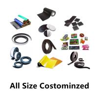 China Customized Direct Grade Flexible Rubber Magnet Tape/Roll/Sheet with 3M Adhesive Coating for sale