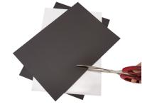China Sample Lead Time 15-18 Days Rubber Magnet Flexible Magnetic Sheet with adhesive A4*0.75mm for sale