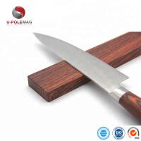 China Walnut Wood Magnetic Knife Holder for Wall Fully Enclosed Shipping by Sea/Air/Express for sale