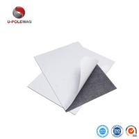 China Customized Soft Magnet Rubber Magnetic Sheet with Adhesive Strength for sale