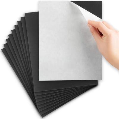 China A4 Rubber Magnetic Sheet with Self Adhesive Size 297*210mm Thickness from 0.3mm to 2mm for sale