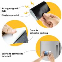 China A4 Rubber Magnetic Sheet with Self Adhesive Size 297*210mm Thickness from 0.3mm to 2mm for sale