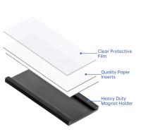 China Functional Design Magnetic C Profile Channel Label Holders for Metal Racks and Shelves for sale