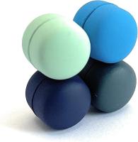 China Outdoor Shower Curtain Magnets with Heavy Duty Rubber Weights Rubber Color Black for sale