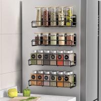 China Magnetic Fridge Organizer Keep Your Spices In Place With Durable Carbon Steel for sale