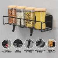 China Magnetic Fridge Organizer Keep Your Spices In Place With Durable Carbon Steel for sale