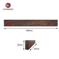 China 16 Inch Dark Walnut Magnetic Knife Holder for Wall Keep Your Knives Within Easy Reach for sale