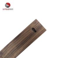 China 16 Inch Dark Walnut Magnetic Knife Holder for Wall Keep Your Knives Within Easy Reach for sale