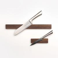 China 16 Inch Dark Walnut Magnetic Knife Holder for Wall Keep Your Knives Within Easy Reach for sale