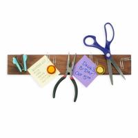 China 16 Inch Dark Walnut Magnetic Knife Holder for Wall Keep Your Knives Within Easy Reach for sale