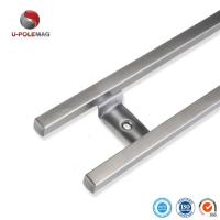China 304 Stainless Steel Magnetic Knife Bar Rack with 6 Hooks and Ferrite Magnet Type 10 Inch for sale