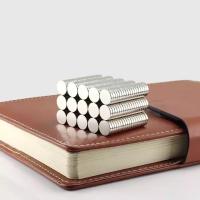 China Nickel-Coating N52 Neodymium Disc Magnet with ±3% Tolerance and Customized Strength for sale