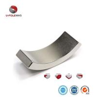 China N35-N52 Rare Earth Arc Magnet for Strong Magnetic Fields in Motors and Generators for sale