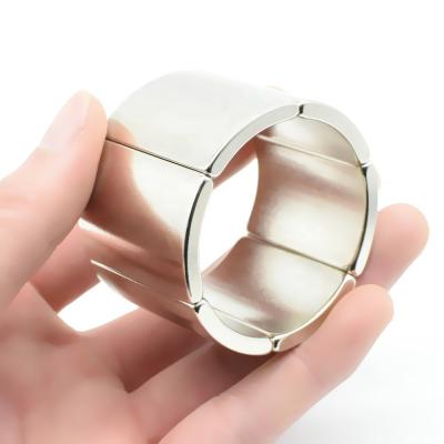 China Punching Processing Service Neodymium Magnet for Generators Permanent Trapezoid Shape for sale