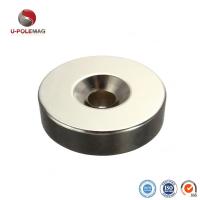 China Rare Earth Hollow Circle Disc Magnet N52 with Countersunk Hole 10 and ±10% Tolerance for sale