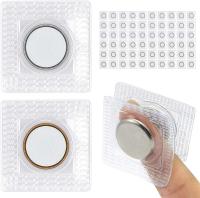 China Hidden Sew Box Magnetic Snap Strong Magnetic Closures Fastener Buttons for PVC Boxes for sale