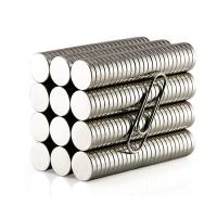 China N45 Round Neodymium Magnet with Zinc Coating and ISO9001 2004 Certification for sale