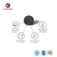 China Industry Barium Ferrite Ceramic Disk Magnet with Temp Coefficient of Hcj %/°C 0.25-0.4 for sale