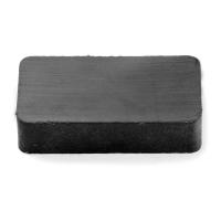 China 4.70-5.10 Density 2500 Gauss Flat Rectangular Square Barium Ferrite Sintered Magnet for sale