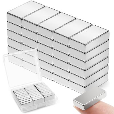 China Customized Strong Block Neodymium Magnets 20mm X 10mm X 2mm Magnet with Tolerance ±1% for sale