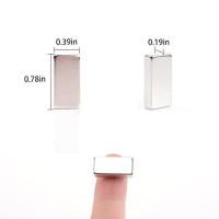 China Customized Strong Block Neodymium Magnets 20mm X 10mm X 2mm Magnet with Tolerance ±1% for sale