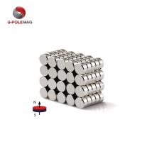 China D10 N52 Strong Mini Round Neodymium Disc Magnet with Thickness Magnetism Direction for sale
