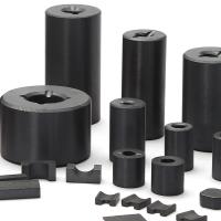 China Industrial Magnets Y35 Ceramic Ferrite Magnet Bar Ring Block Disc Arc with No Coating for sale