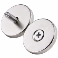 China Golden Customized Neodymium Magnet with Countersunk Hole and Axial Magnetism Direction for sale
