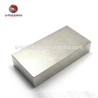 China Main Materials NdFeB Magnet 100mm Three Poles Giant Block for Precise Applications for sale