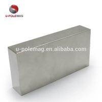 China Main Materials NdFeB Magnet 100mm Three Poles Giant Block for Precise Applications for sale
