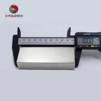 China Main Materials NdFeB Magnet 100mm Three Poles Giant Block for Precise Applications for sale