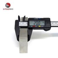 China Main Materials NdFeB Magnet 100mm Three Poles Giant Block for Precise Applications for sale
