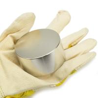 China N52 Neodymium Magnet 50x30mm with Thickness Magnetism Direction and Black Epoxy Coating for sale