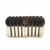 China Wind Turbine Generator N42UH Neodymium Arc Segment Motor Magnet with Nickel Coating for sale