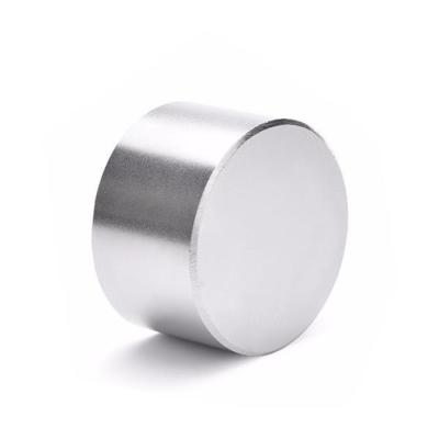 China Large Size Round Block Neodymium Magnet with ISO9001 2000 System Custom Permanent Strong for sale