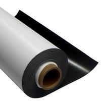 China Custom Printing Ferrite Soft Rubber Magnet Roll Flexible Magnetic Sheet Roll with Adhesive for sale
