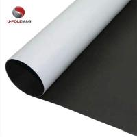 China 0.1mm Adhesive Thickness Self-Adhesive Flexible Magnet Sheets for PayPal Transactions for sale
