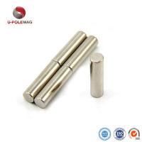 China N52 Grade 12000 Gauss Cylindrical Bar Neodymium Magnet for Sensor Applications for sale
